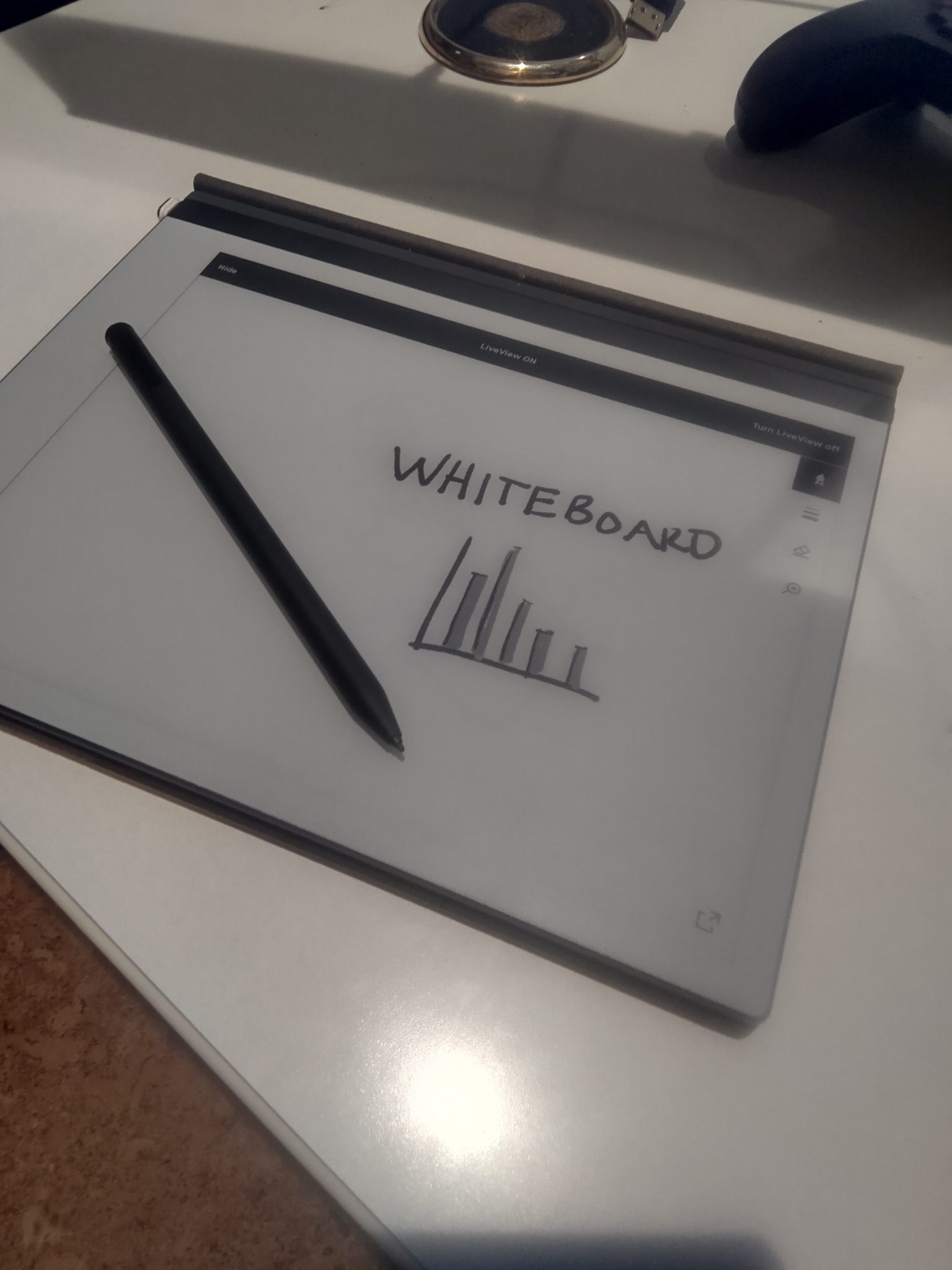 Using a reMarkable Tablet in Web Meetings – The Charette Project